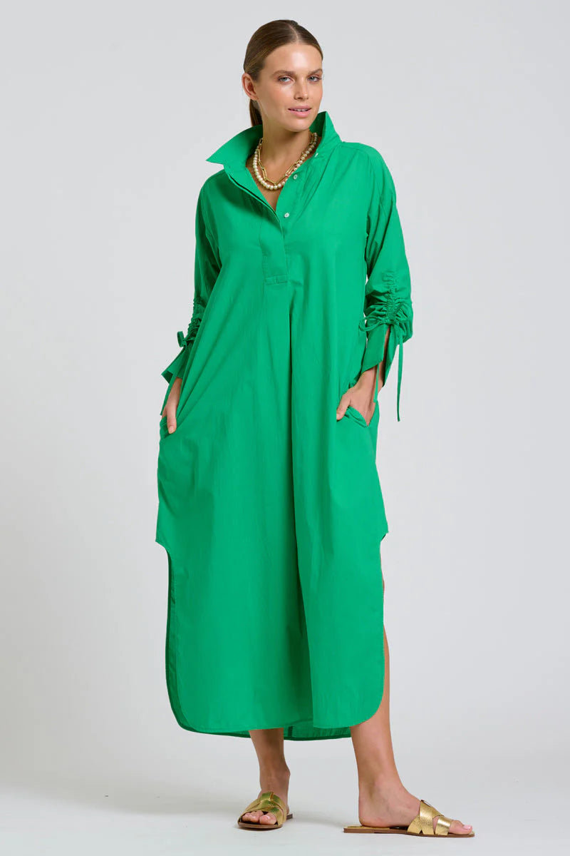 The Millie Dress - Bright Green - Mill & Hide