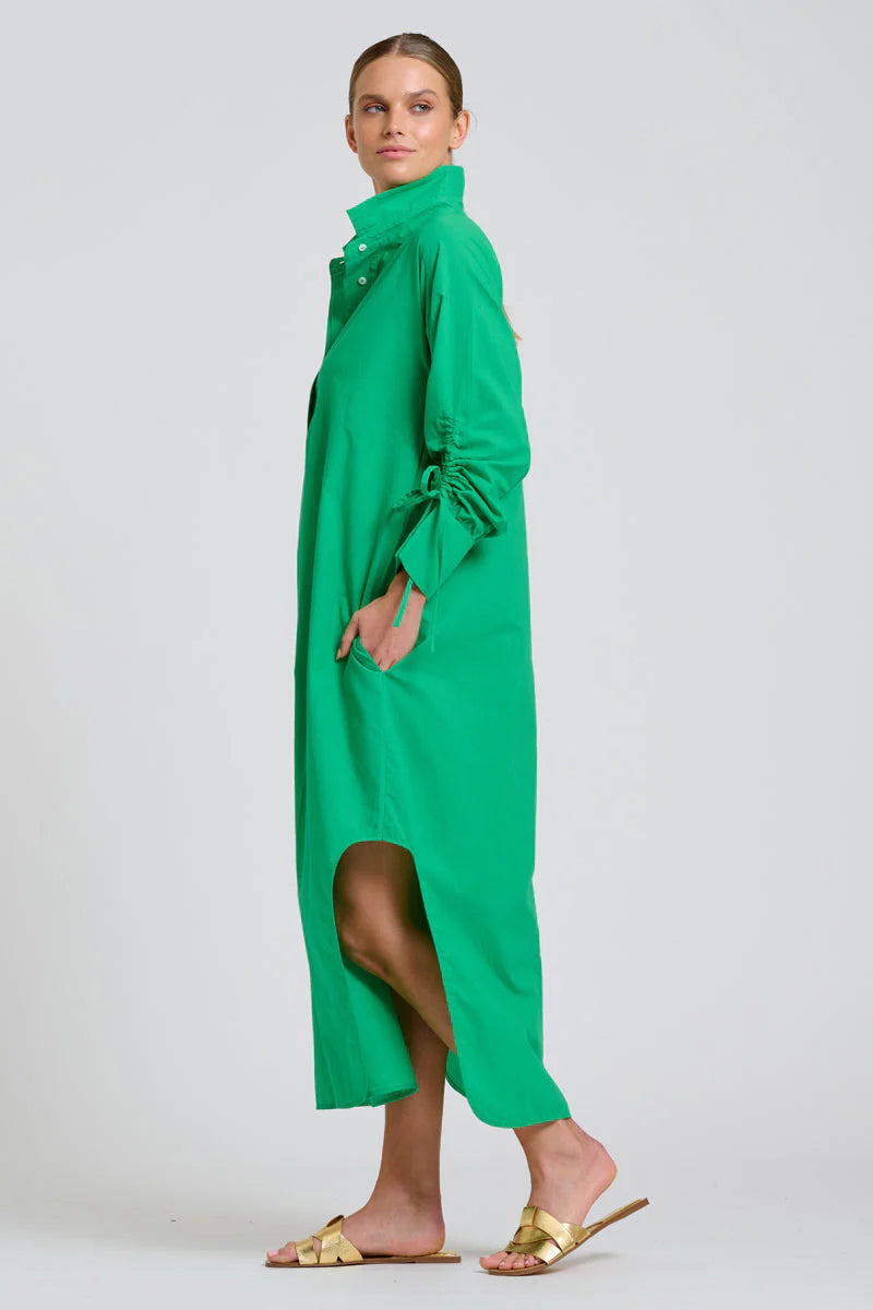 The Millie Dress - Bright Green - Mill & Hide